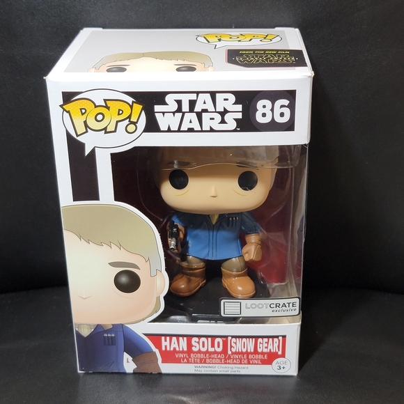 Funko | Toys | Funko Pop Star Wars 86 Han Solo Snow Gear Loot Crate ...